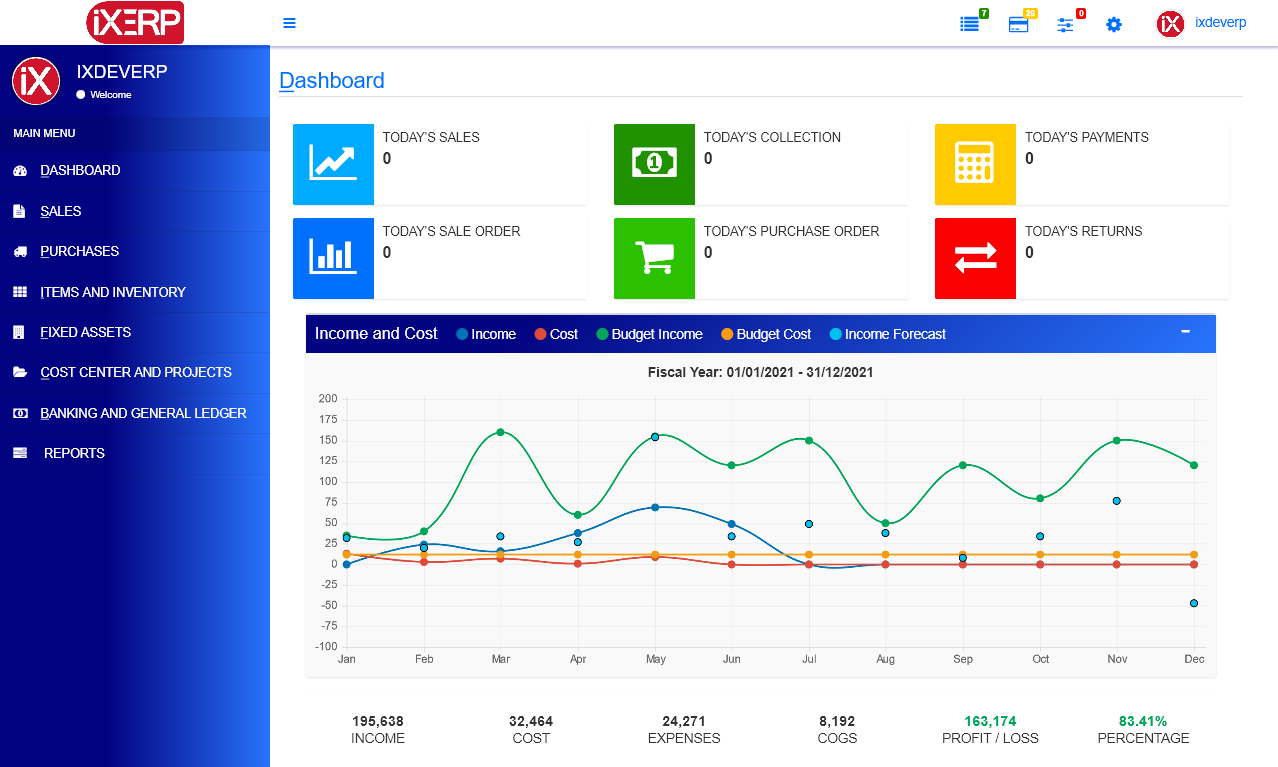 SME Cloud ERP Solution - iX ERP